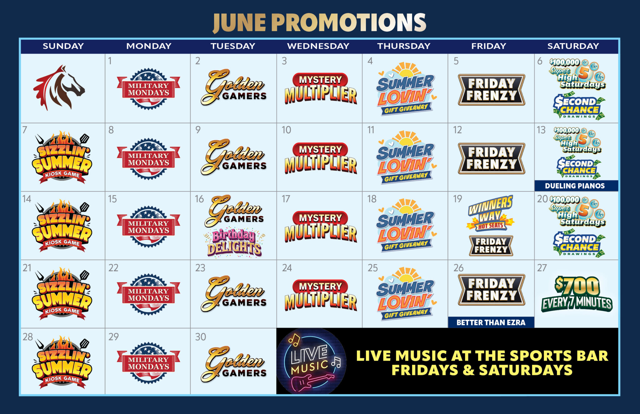 Promotions - Oak Grove Racing, Gaming and Hotel, KY